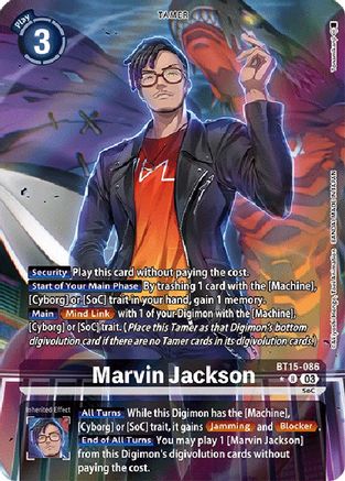 Marvin Jackson (Alternate Art) - Exceed Apocalypse - Rare - BT15-086 R – MEXPLAY