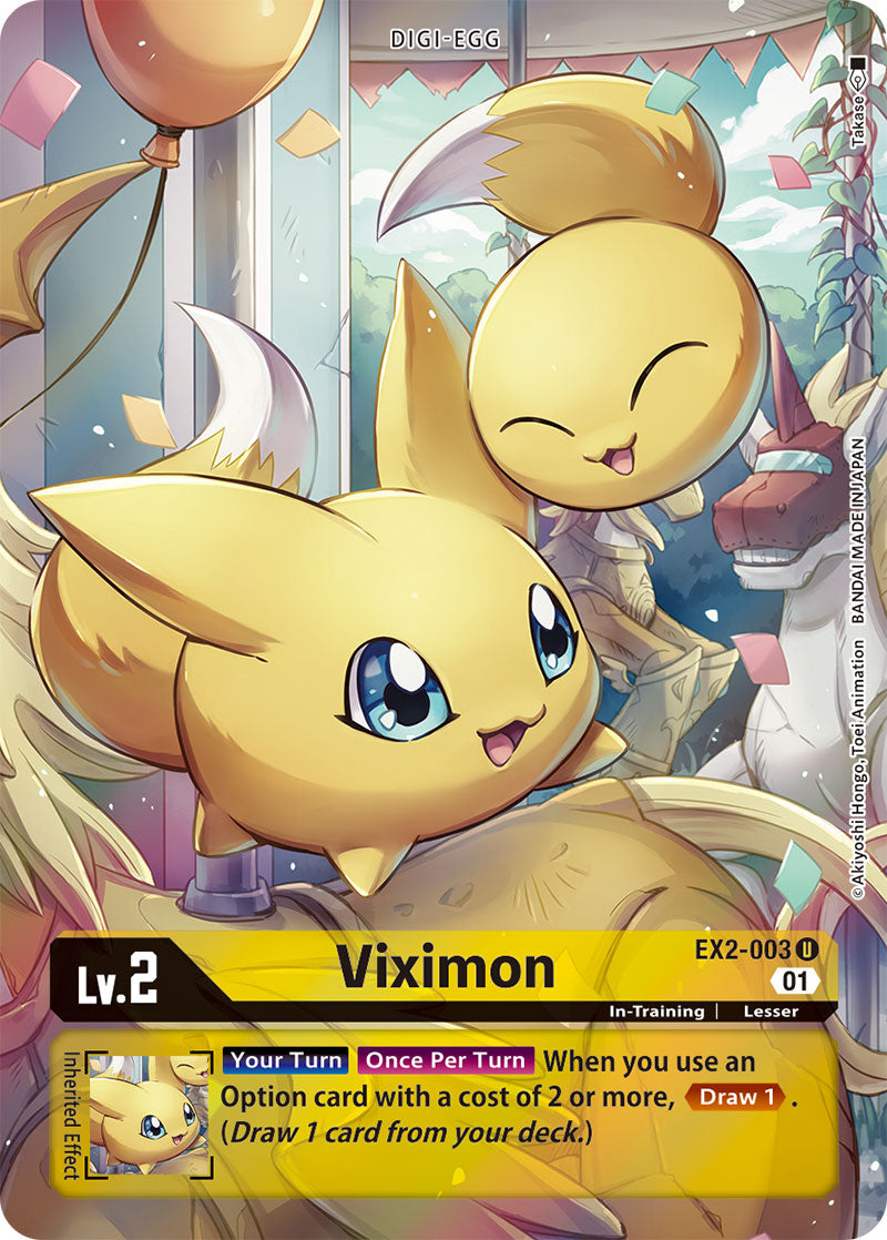 Viximon (Alternate Art) - Digital Hazard - Uncommon - EX2-003 U – MEXPLAY