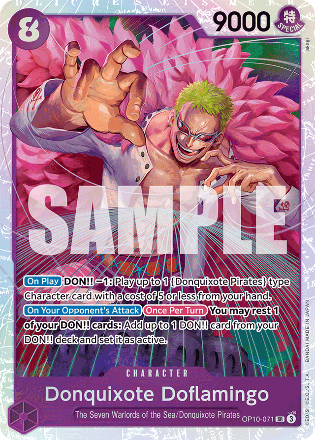 Donquixote Doflamingo - Royal Blood - SR - OP10-071 – MEXPLAY
