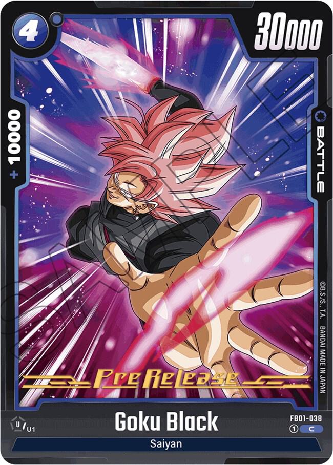 Goku Black - FB01-038 - Awakened Pulse Pre-Release Cards - Common - FB – MEXPLAY