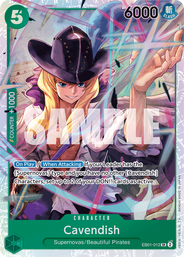 Cavendish - Extra Booster: Memorial Collection - SR - EB01-012 – MEXPLAY