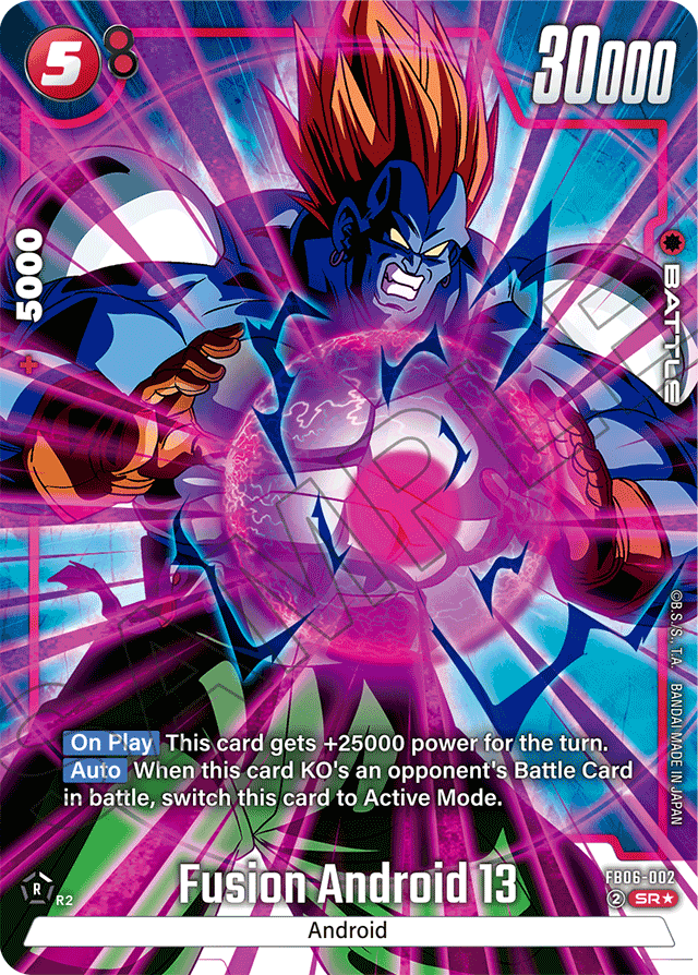 Fusion Android 13 - FB06-002 (Alternate Art) - Rivals Clash - Super Ra ...