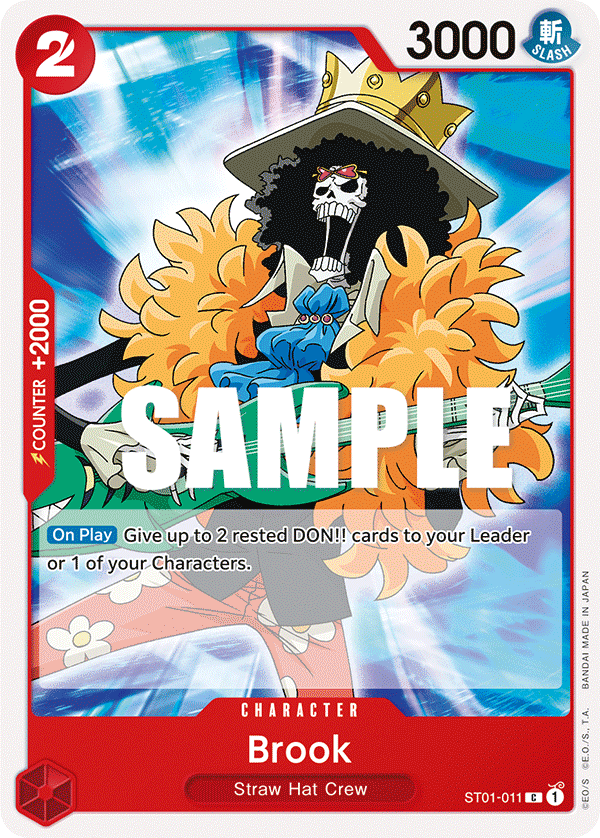 Brook - Starter Deck 1: Straw Hat Crew - C - ST01-011 – MEXPLAY