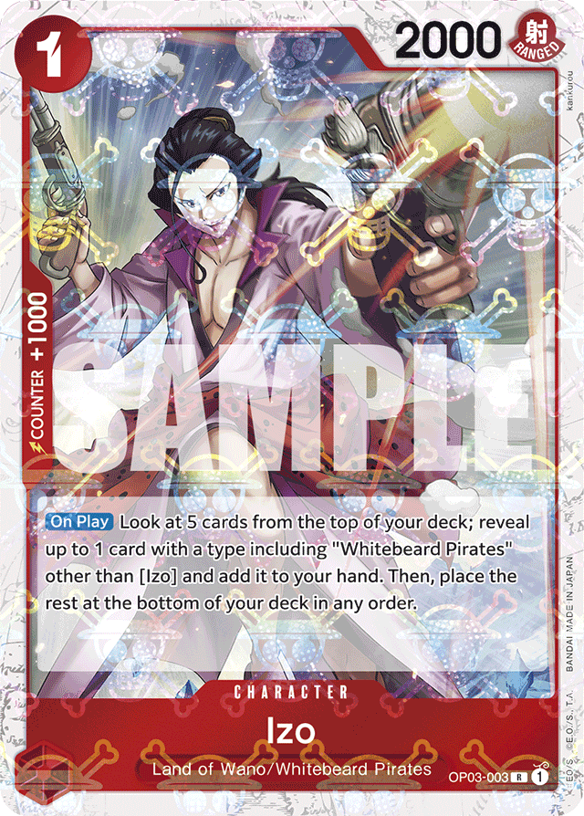Izo (OP03-003) (Jolly Roger Foil) - Premium Booster -The Best- - R - O – MEXPLAY