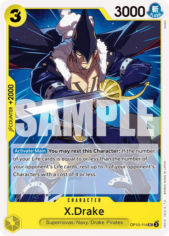 X.Drake - Royal Blood Release Event Cards - UC - OP10-114 – MEXPLAY