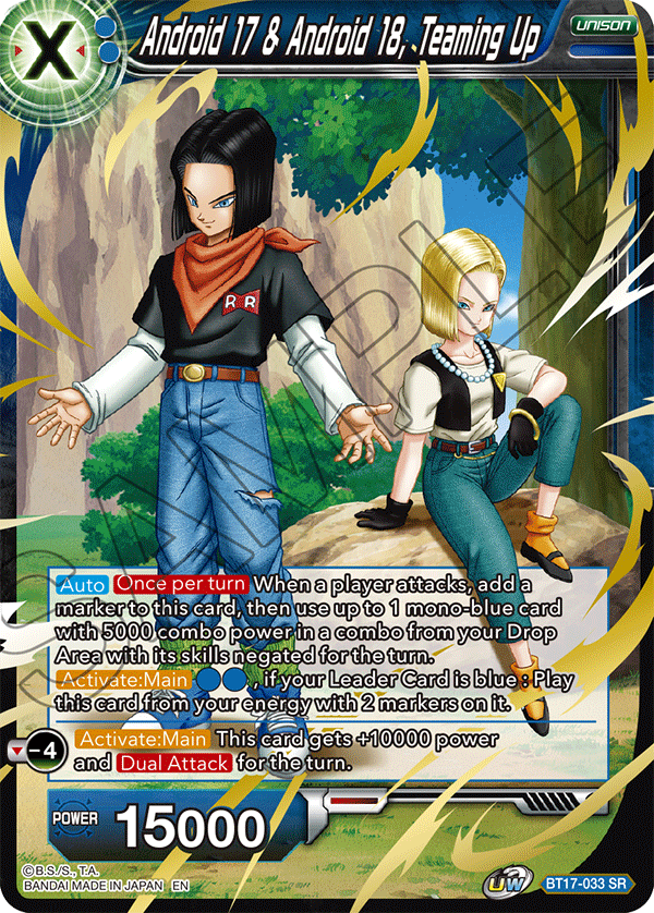 Android 17 & Android 18, Teaming Up - Ultimate Squad - Super Rare - BT ...